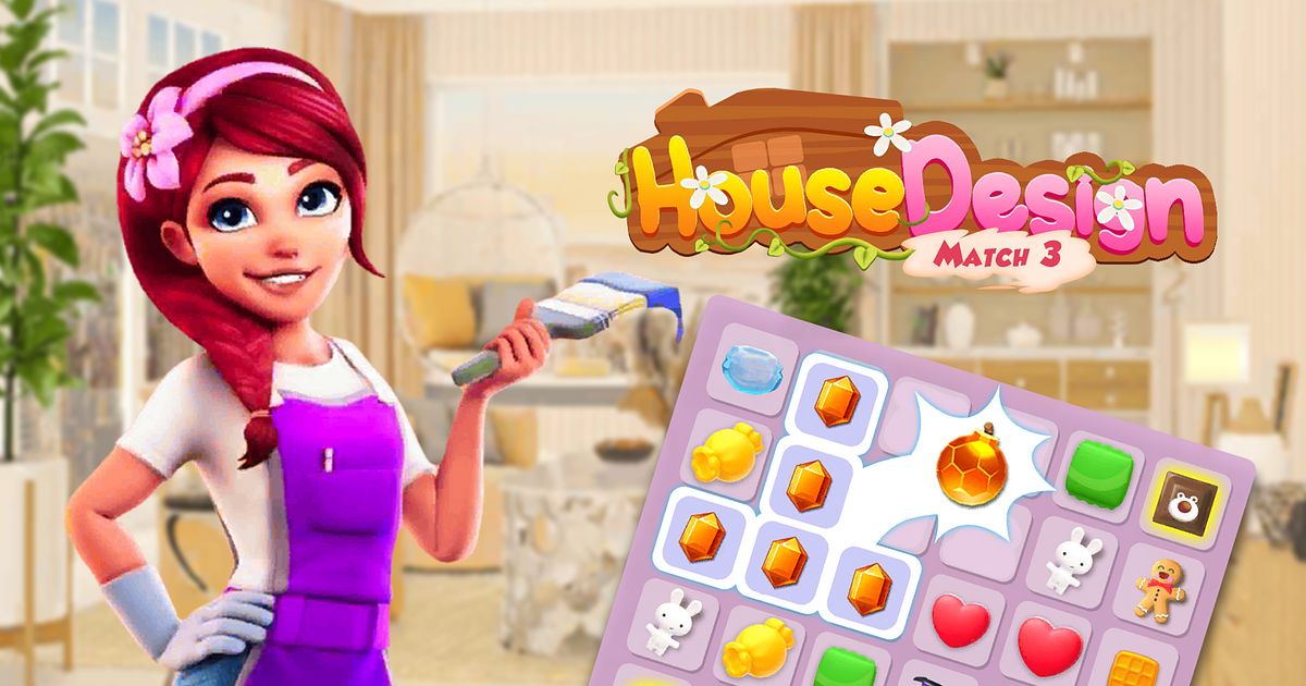 House Design Match 3 - Gratis Online Spel | FunnyGames