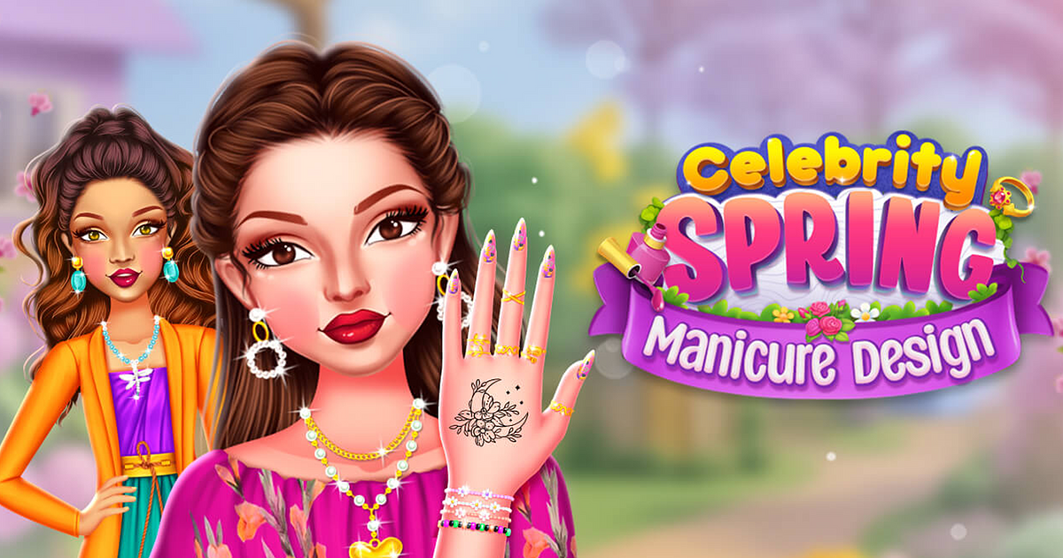 Celebrity Spring Manicure Design - Gratis Online Spel | FunnyGames