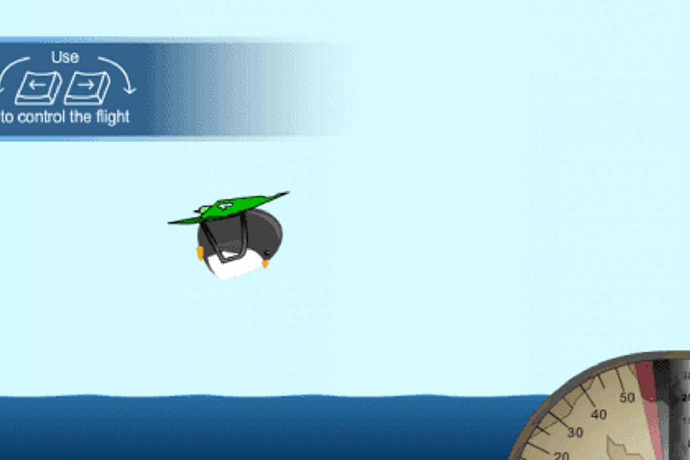 Vliegende Pinguïn - Gratis Online Spel | FunnyGames